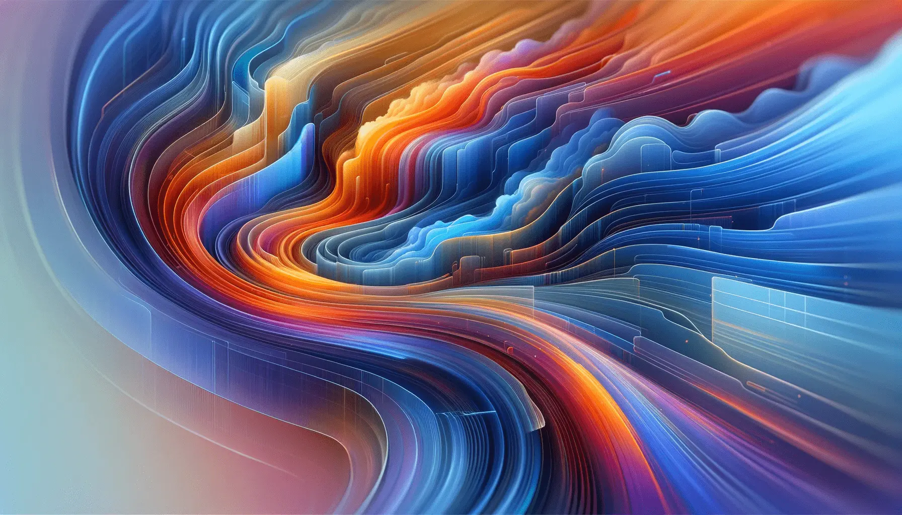 Complex Gradients Depth With Color Transitions